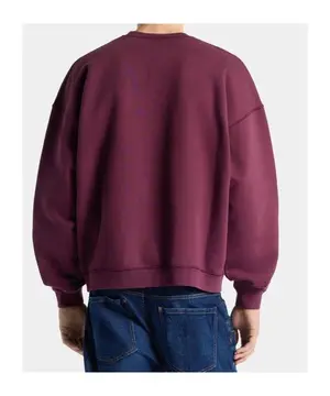Dsquared2 Signature Relax-fit Crewneck Sweatshirt - Bordeaux