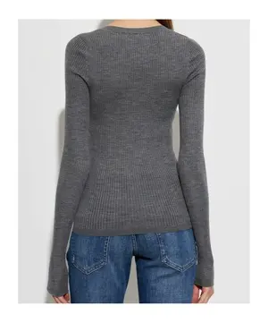 Dsquared2 Crew Neck Long-sleeved Knitwear