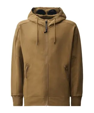 C.P. COMPANY Goggle Detail Zip-up Hoodie