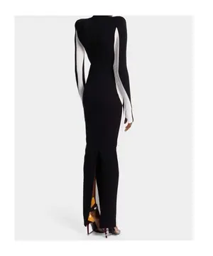 Dsquared2 Long-sleeve Maxi Dress