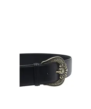 Etro Paisley Buckle Leather Belt - No