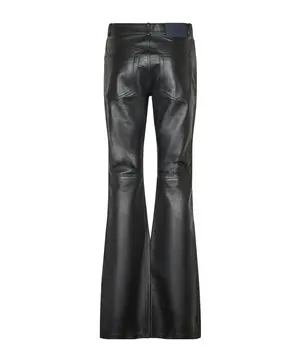 HAIKURE Leather Flare Trousers