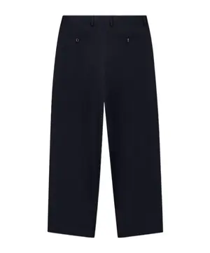 Giorgio Armani Pleated Virgin Wool Crepe Trousers
