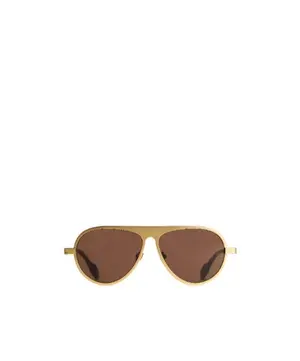 J.W.ANDERSON Jwa05 Aviator Sunglasses - Gold