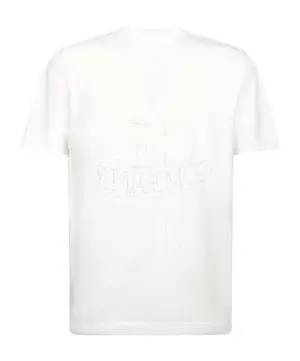 C.P. COMPANY Logo Detailed Crewneck T-shirt - White