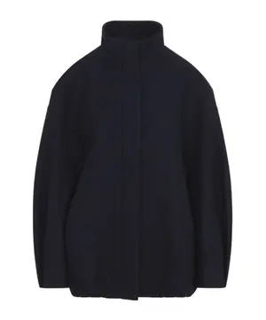 Dries Van Noten Stand-up Collar Casual Jacket - Navy