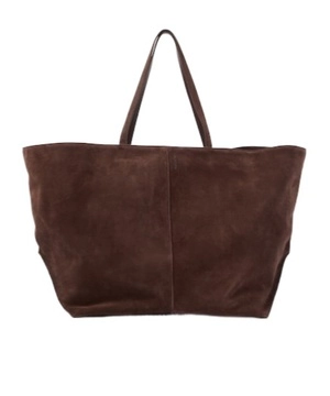 JIL SANDER Linea Maxi Suede Tote Bag - Brown