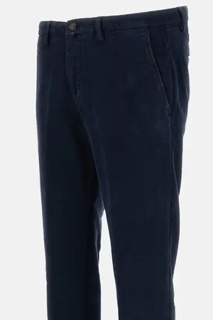 BRIGLIA 1949 Tailored Tapered Fit Trousers - Black
