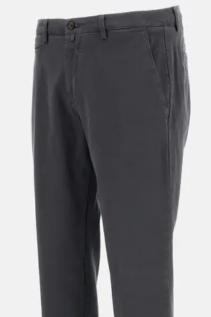 BRIGLIA 1949 Tailored Tapered Trousers - Black