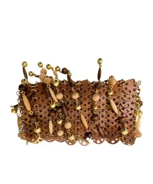 Rabanne Wooden Handbag
