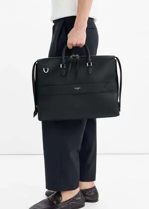 Dolce & Gabbana Logo Plaque Zipped Laptop Bag
