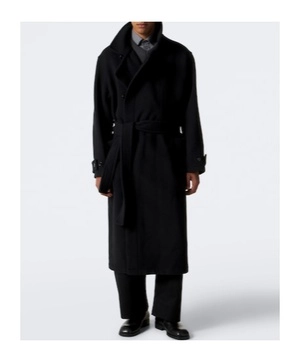 LEMAIRE Double-faced Wool High-neck Coat