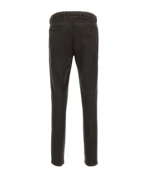 BRIGLIA 1949 Tailored Tapered Trousers - Black