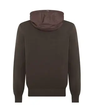 Herno Long-sleeve Hooded Sweatshirt