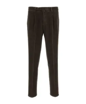 BRIGLIA 1949 Button-up Casual Pants - Black