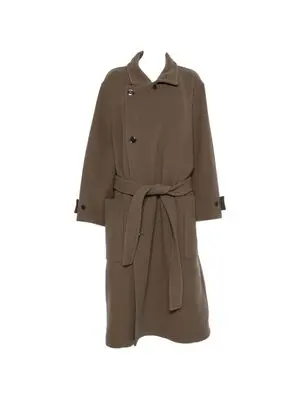 LEMAIRE Wool Wrap Coat - Thyme