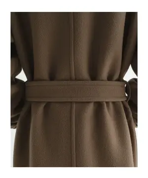 LEMAIRE Wool Wrap Coat - Thyme