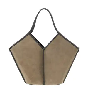 Hereu Distressed Finish Tote Bag - Gray