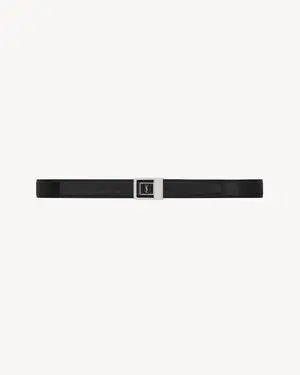 Saint Laurent Belt With A Square Buckle