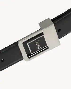 Saint Laurent Belt With A Square Buckle