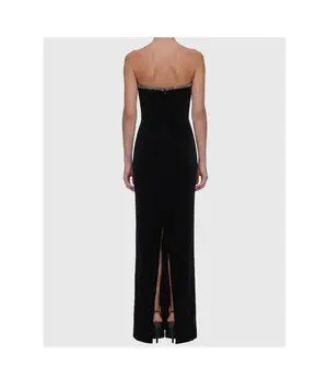 SELF-PORTRAIT Velvet Maxi Skirt