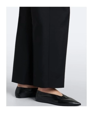 JIL SANDER Pleated Wool And Mohair Straight Leg Trousers
