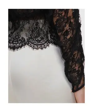 SELF-PORTRAIT Lace High Neck Blouse