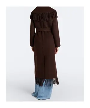 Simkhai Fringed Wool-blend Coat