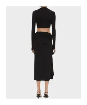 Christopher Esber Long-sleeved Ribbed Knit Top