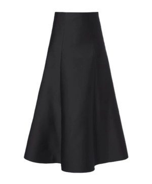 Roland Mouret Taffeta Midi Skirt - Black