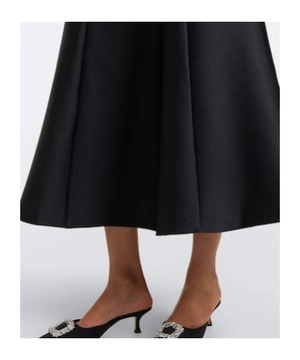 Roland Mouret Taffeta Midi Skirt