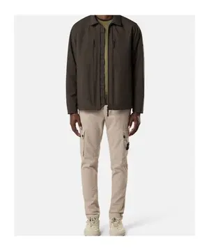 Stone Island Logo Patch Cargo Trousers