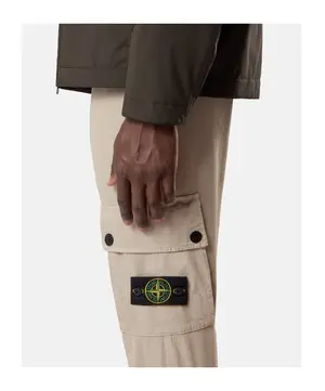 Stone Island Logo Patch Cargo Trousers