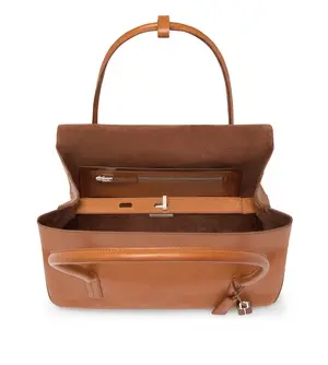 TOM FORD Natural Leather Eclipse Large Shoulder Bag