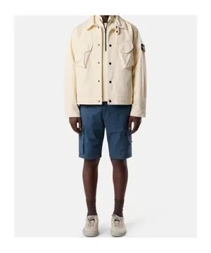 Stone Island Coach Jacket With Anti-drop Finish