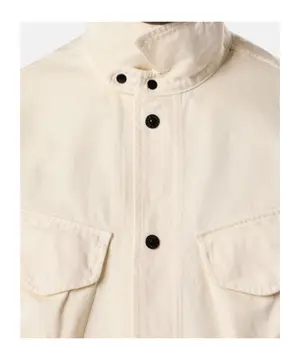 Stone Island Coach Jacket With Anti-drop Finish