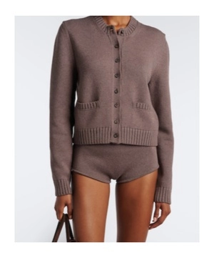 Magda Butrym Ribbed-knit Cotton High-rise Shorts