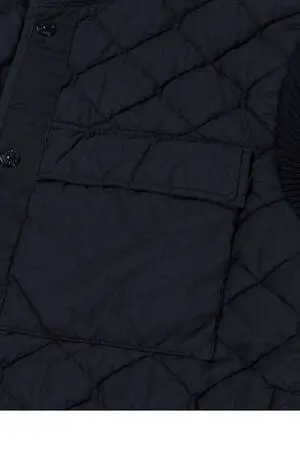 Stone Island Logo Patch Quilted Jacket
