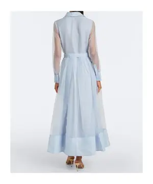 Simkhai Montgomery Shirt Dress - Blue