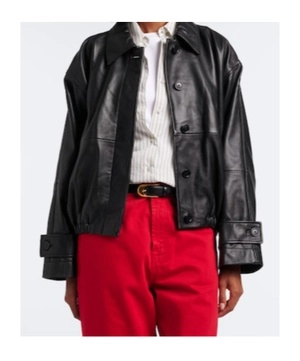 RÓHE Leather Blouson Jacket