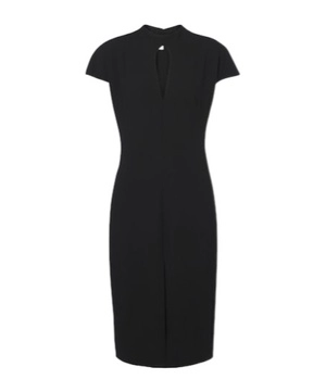 JIL SANDER Cutout Virgin Wool Minidress
