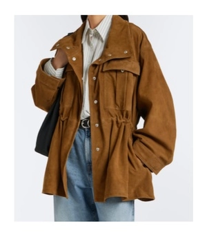 RÓHE Oversized Suede Jacket