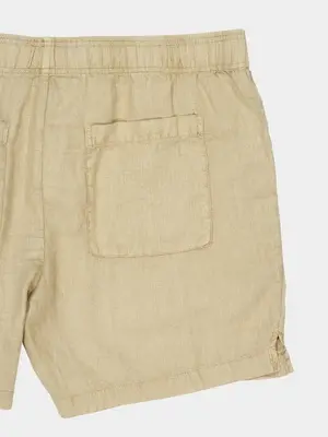 JAMES PERSE Drawstring Linen Shorts