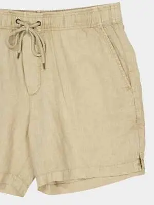 JAMES PERSE Drawstring Linen Shorts
