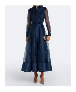 Simkhai Montgomery Shirt Dress - Blue