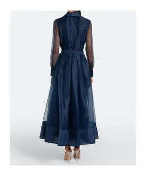 Simkhai Montgomery Shirt Dress - Blue