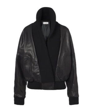 Magda Butrym Leather Jacket - Black