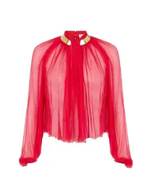 Elisabetta Franchi Textured Blouses