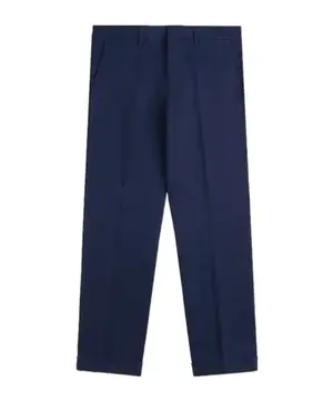 FAY Slim Fit Trousers In Cotton Gabardine - Blue