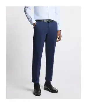 FAY Slim Fit Trousers In Cotton Gabardine